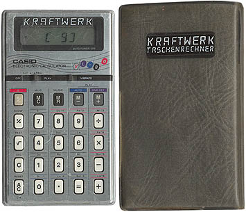 Kraftwerk: 1981 Merchandise pocket calculator